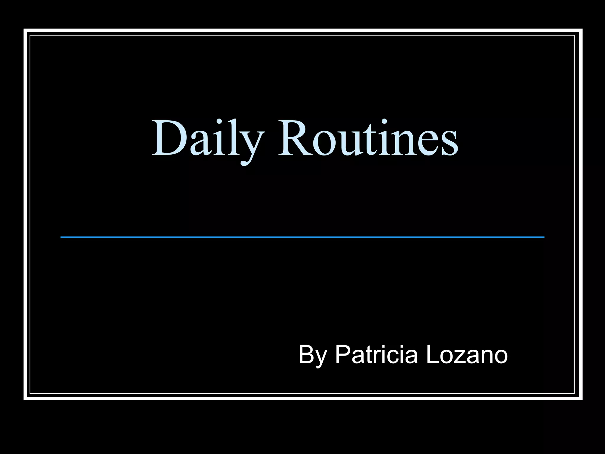 my daily routines | PPS | Dining Out | Food & Drink