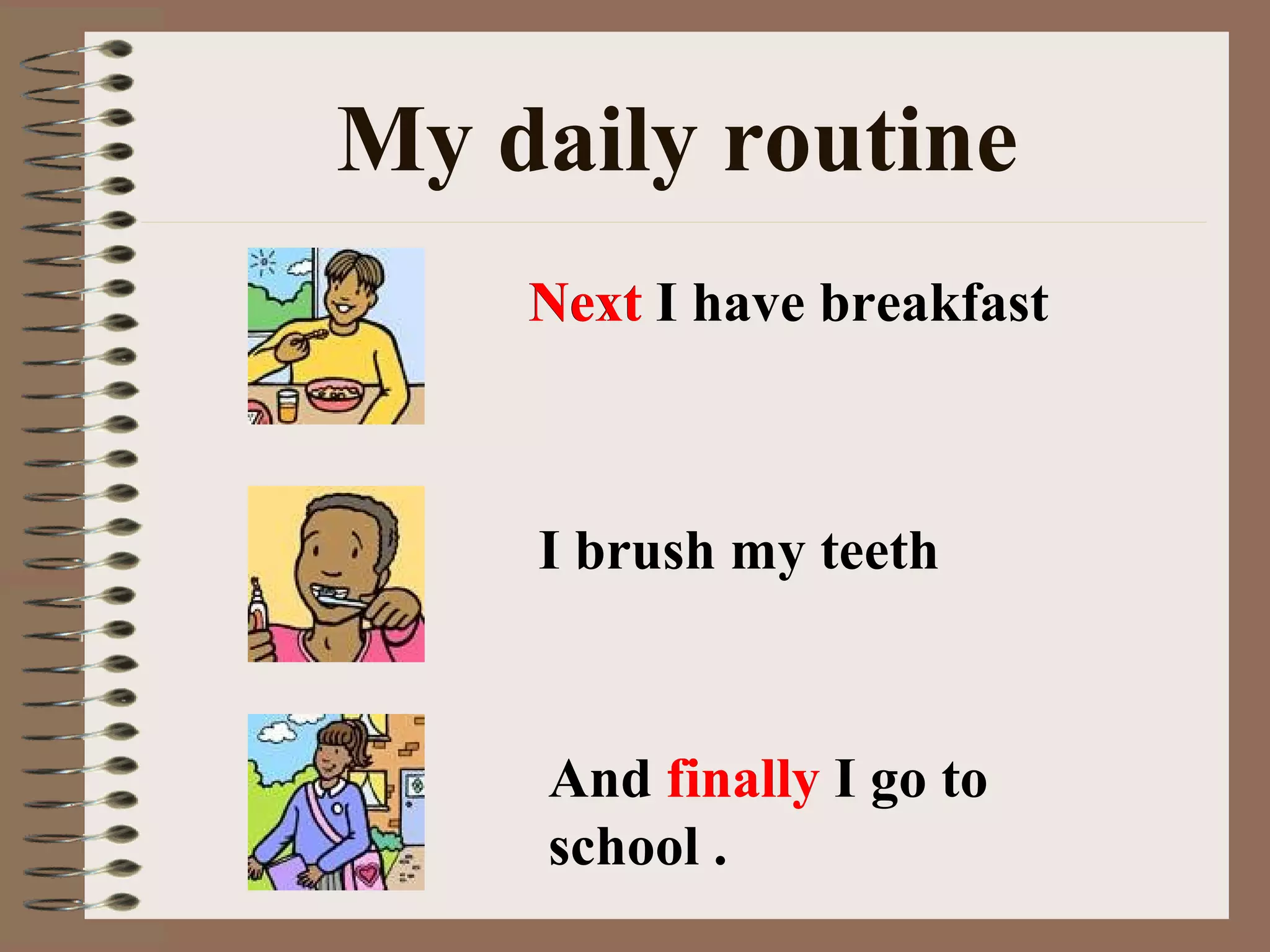 My daily-routines1 | PPT
