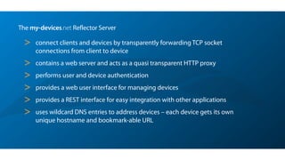 Browser-based Secure Remote Access for the Internet of Things | PPT
