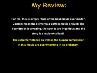 My Favorite Movie | PPT