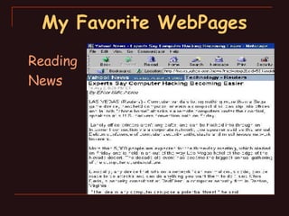 My Favorite Web Pages | PPT