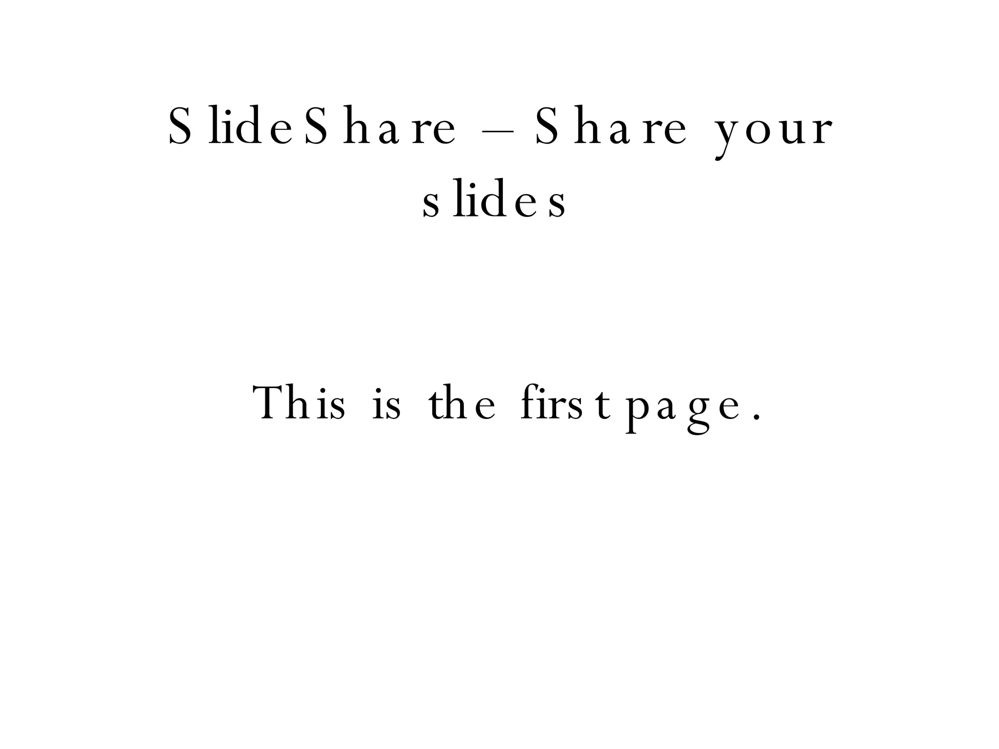 my first slide | PPT