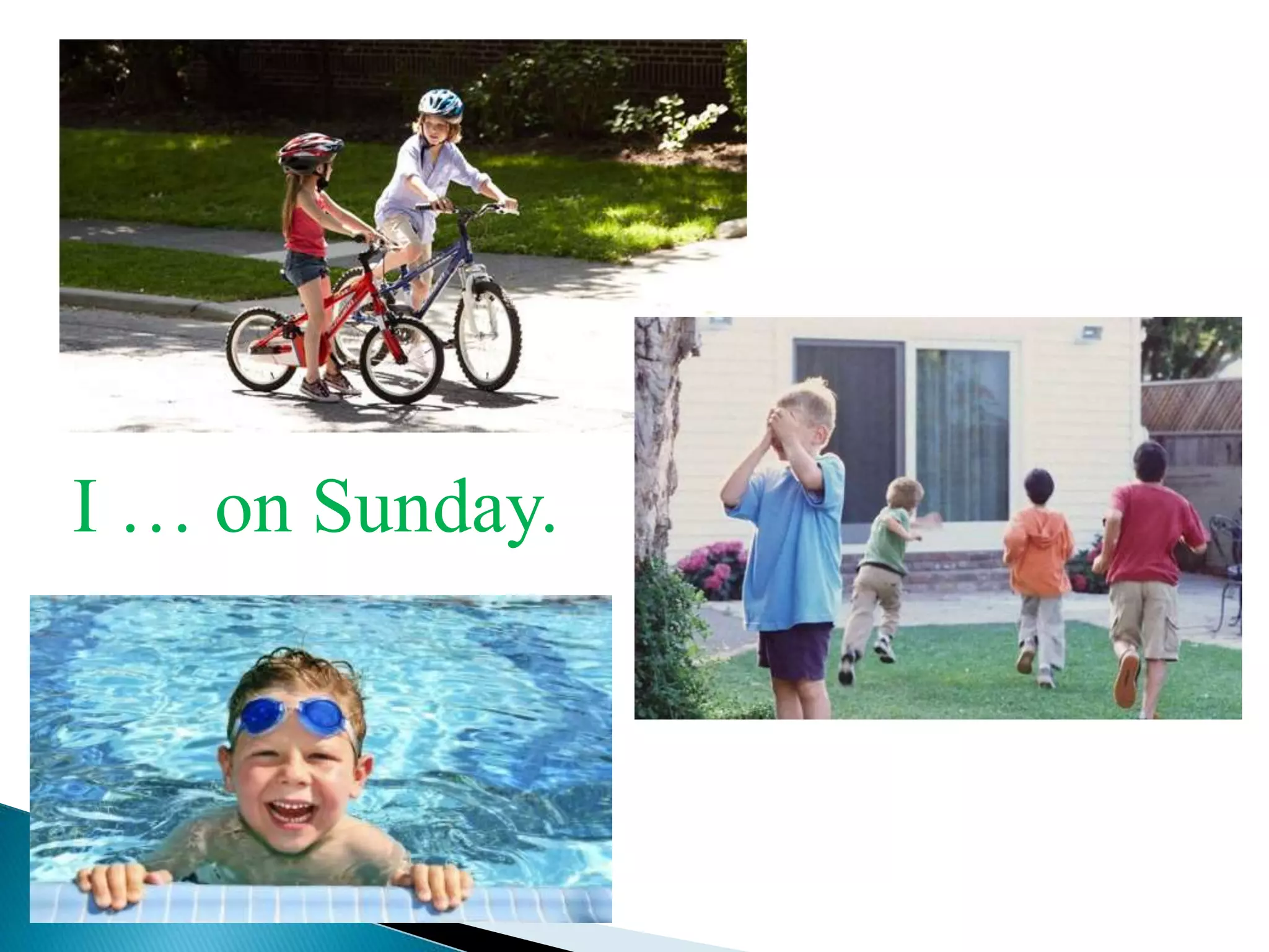 My free time at the weekend | PPTX