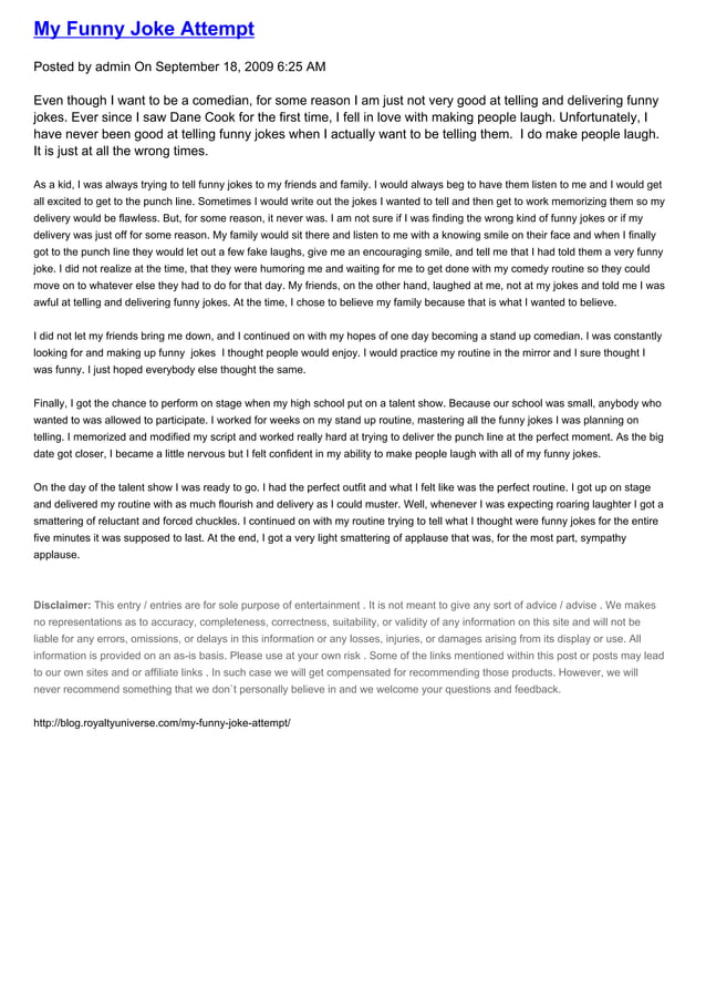 My funny-joke-attempt | PDF