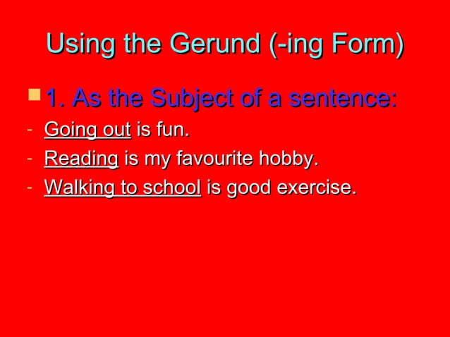 Ing or to infinitive | PPT