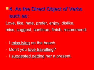 Ing or to infinitive | PPT