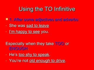 Ing or to infinitive | PPT
