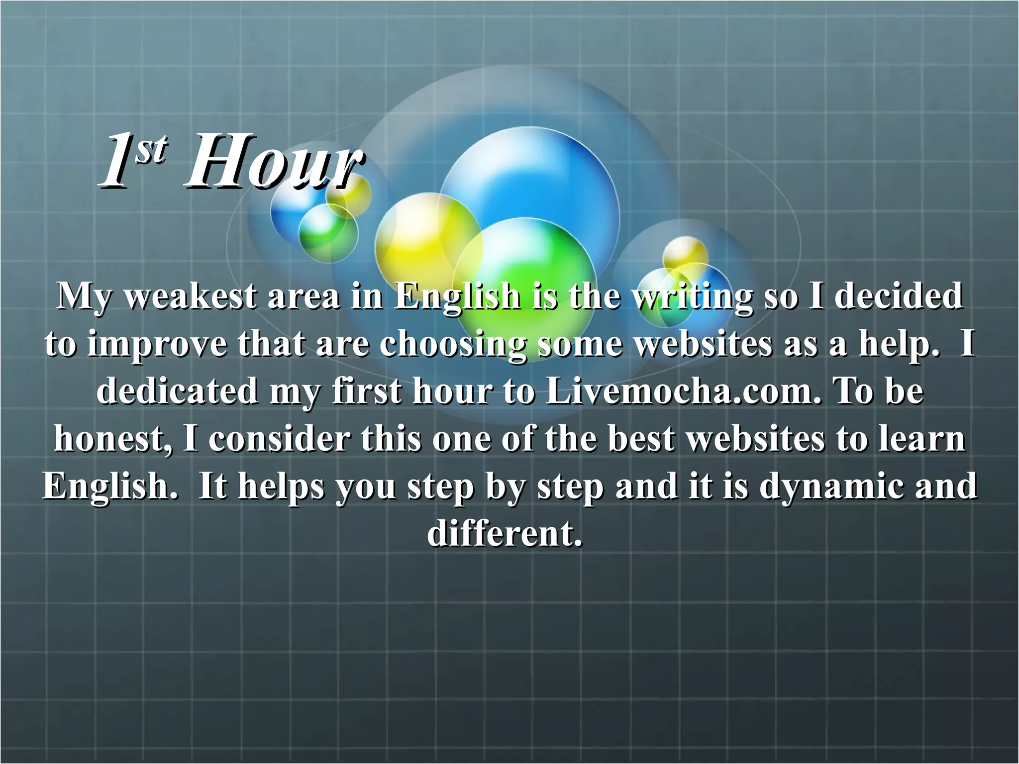 My Learning Experience | PPT