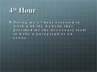 My Learning Experience | PPT