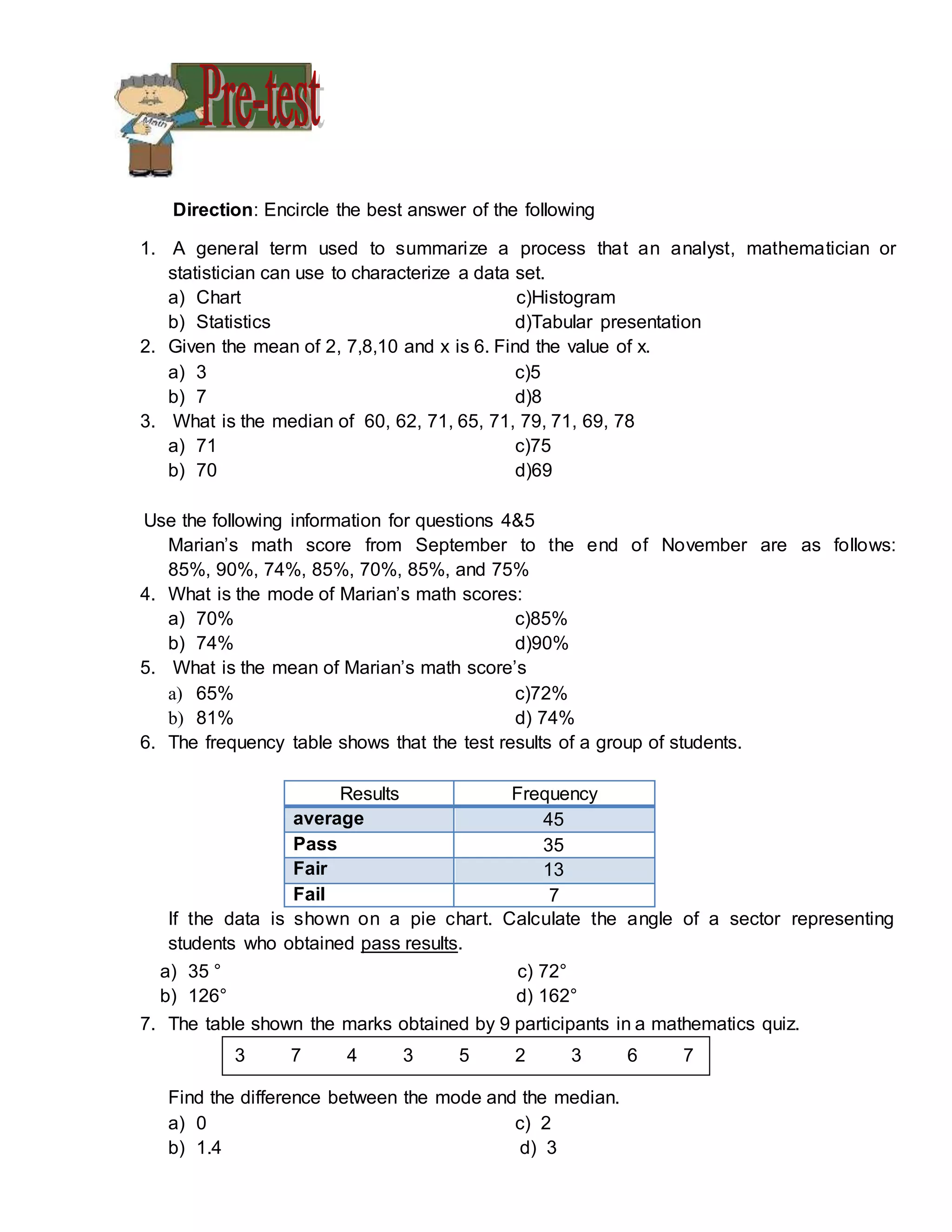 Math Module Sample | DOCX