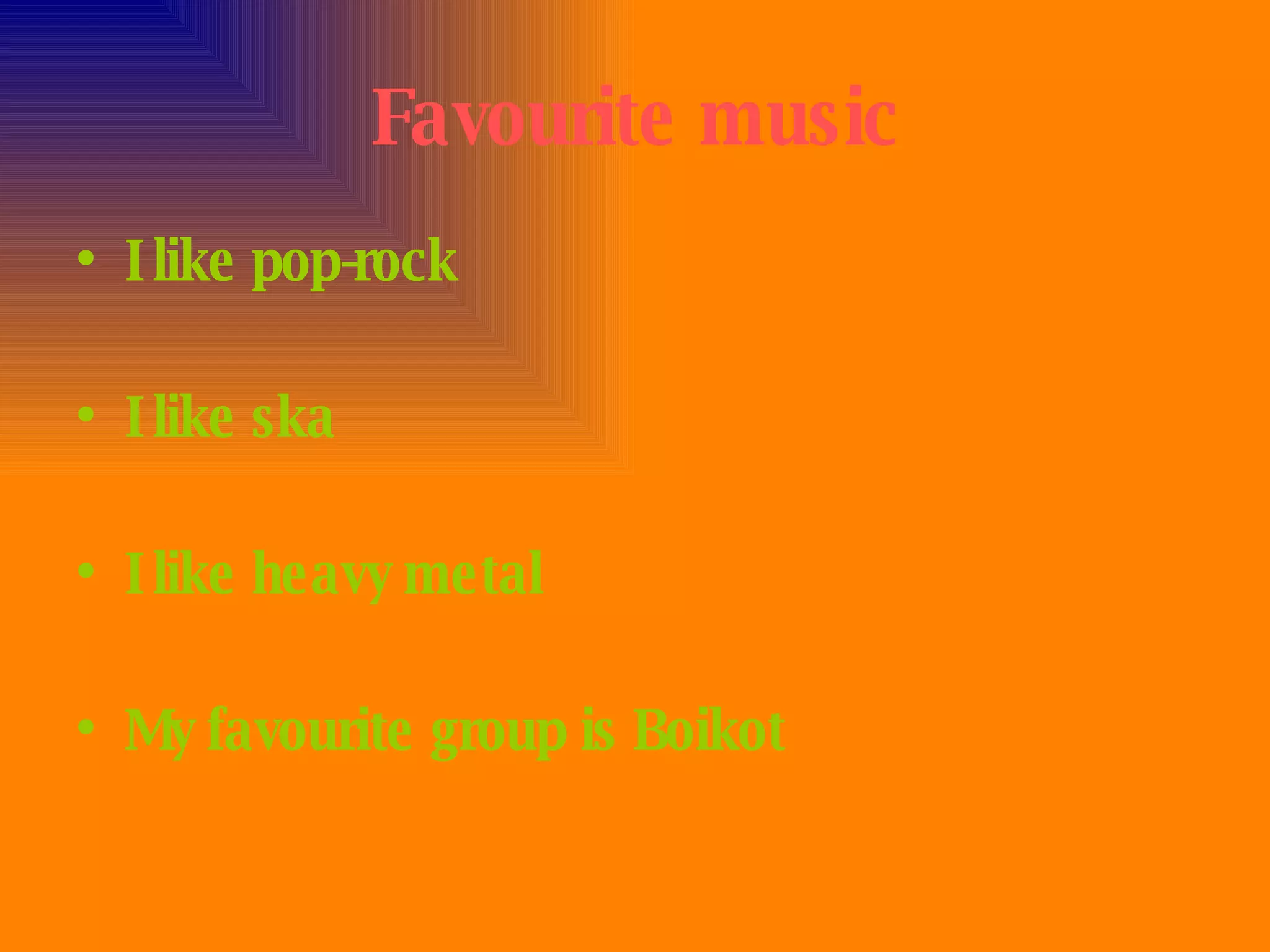 My Personal Presentation | PPT