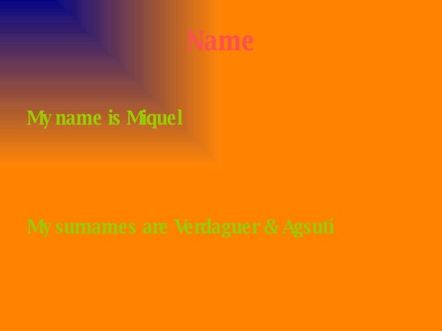 My Personal Presentation | PPT