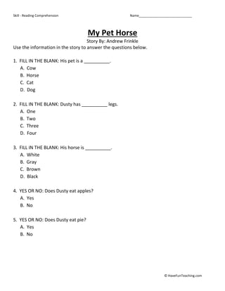 My pet | PDF