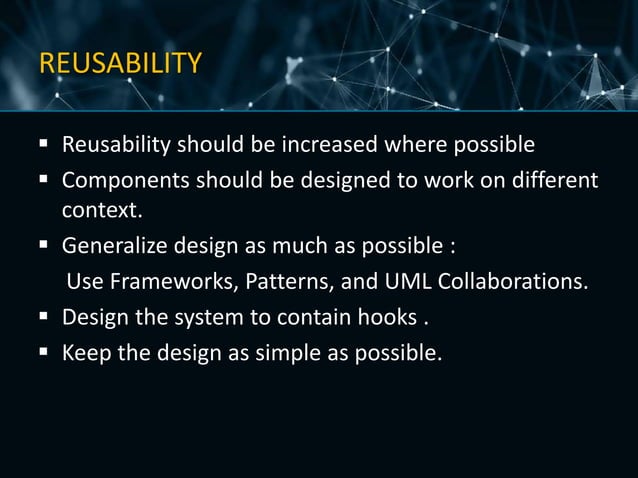 Reusability Vs Extensibility and Methodologies in OOAD | PPTX | Web Development | Internet