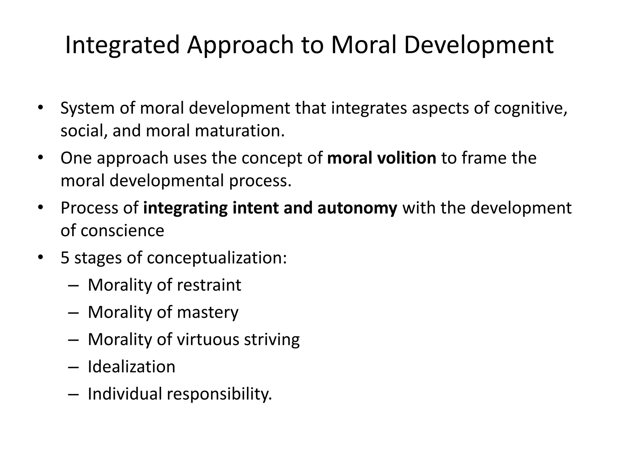 Moral development | PPTX | Parenting | Family and Relationships