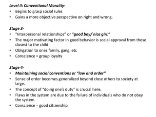 Moral development | PPTX