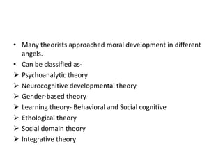 Moral development | PPTX