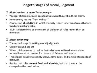 Moral development | PPTX | Parenting | Family and Relationships