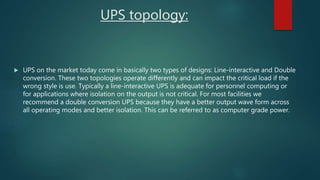 Uninterruptable power supply | PPT