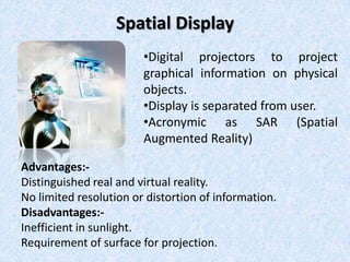 My presentation-Augmented Reality at DDIT Nadiad | PPT