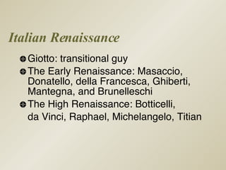 Italian Renaissance Art | PPT