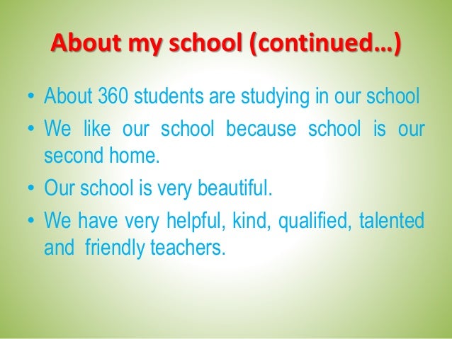 My School Presentation (Class 7 Computer Education) | PPTX