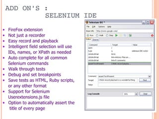 Selenium | PPT