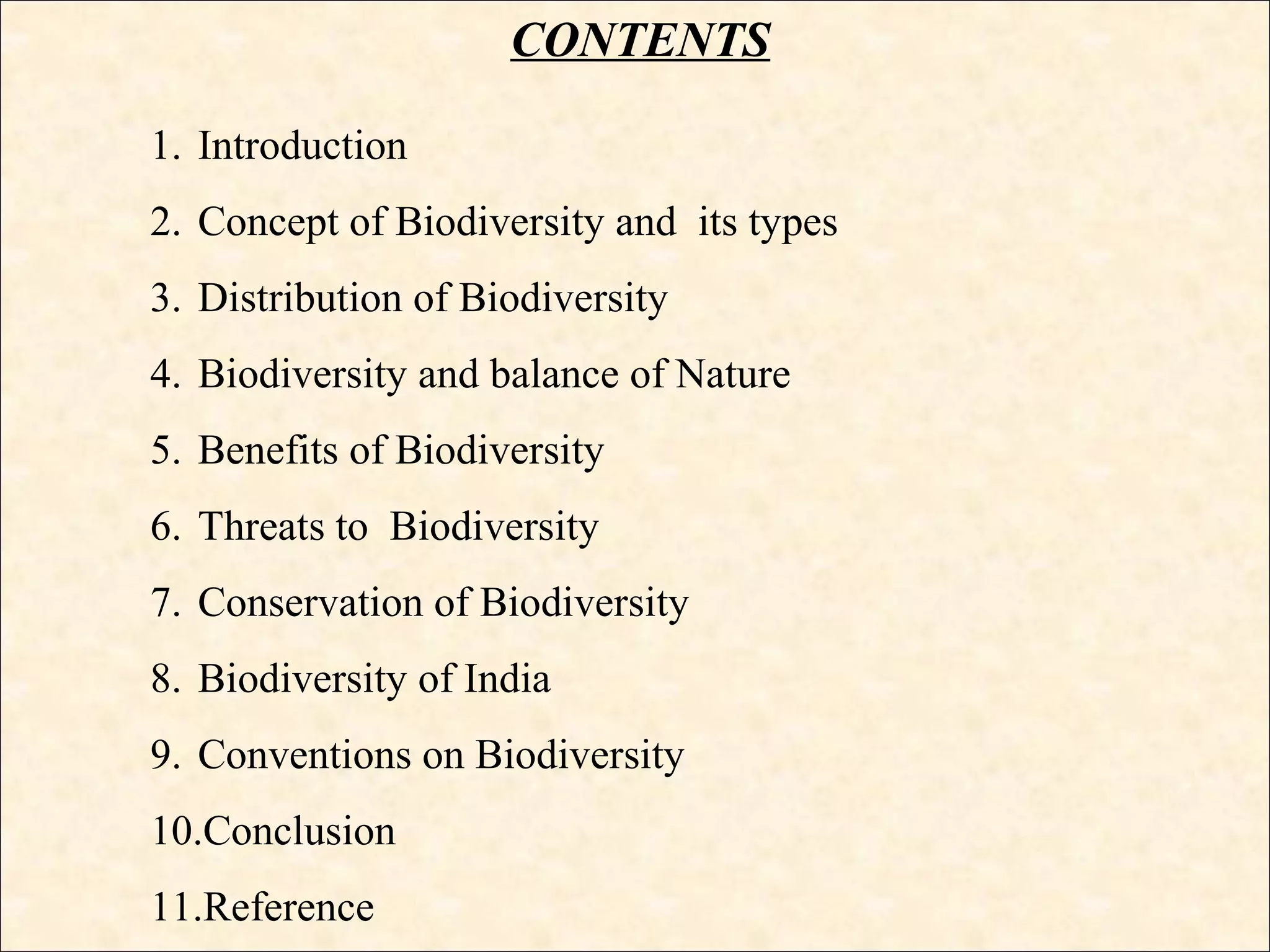 PPT OF BIODIVERSITY | PPT