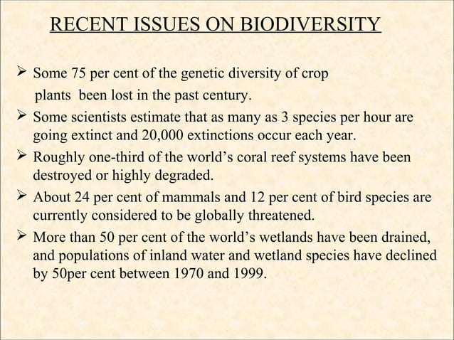 PPT OF BIODIVERSITY | PPT | Geography | Science