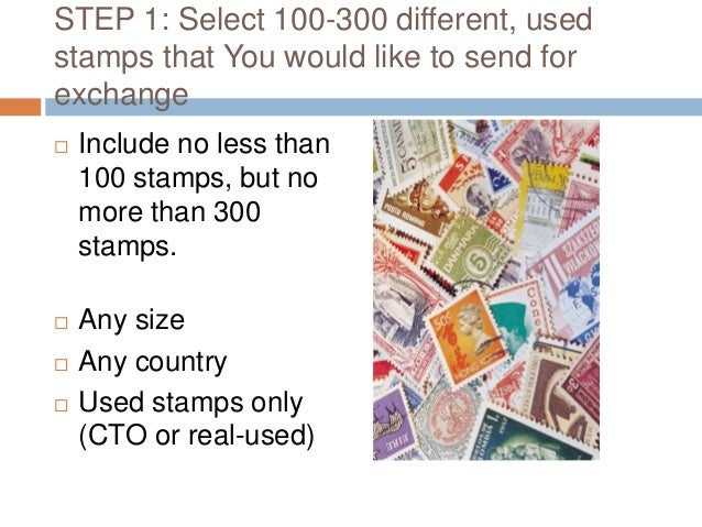 My stamp exchange