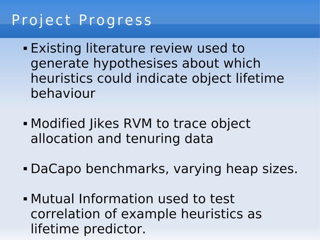 My thesis progress presentation | PDF | Programming Languages | Computing
