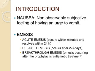 Screening of anti-emetic drugs | PPTX