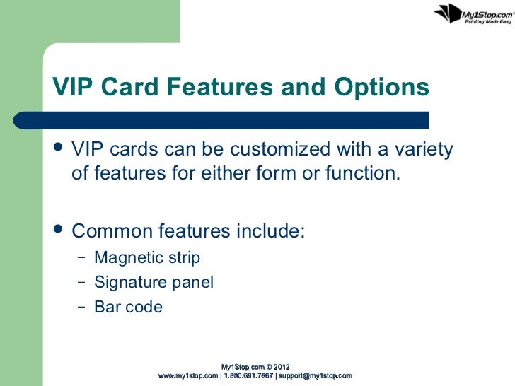VIP Cards