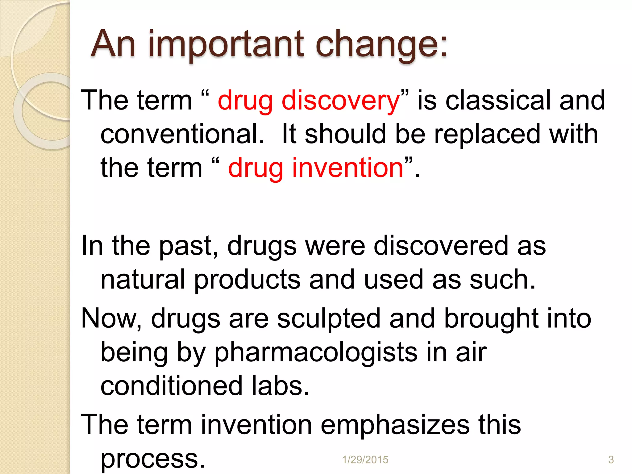 Drug discovery and development | PPTX