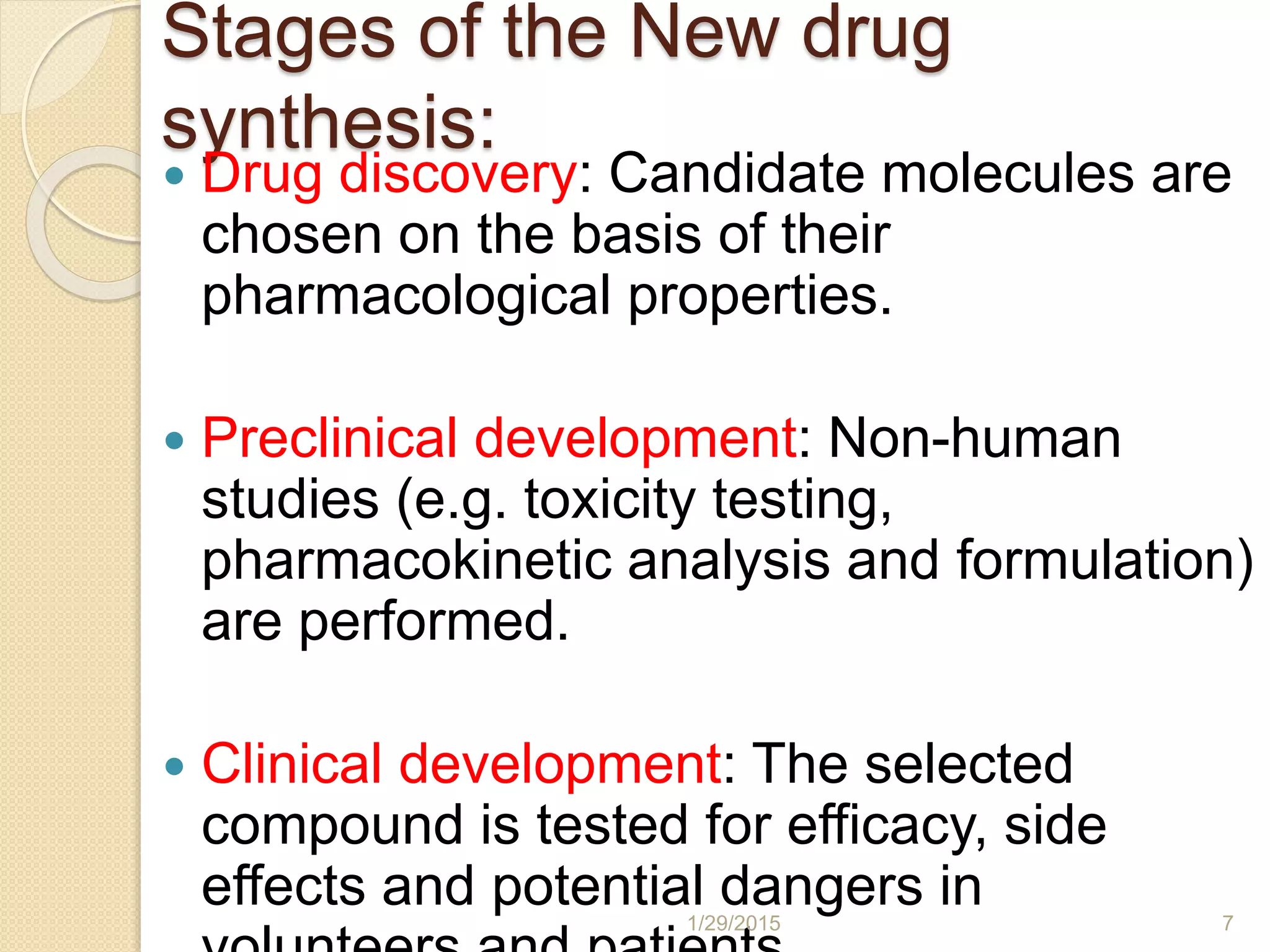 Drug discovery and development | PPTX