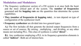 Frequency Hopping Spread Spectrum (FHSS) System | PPT