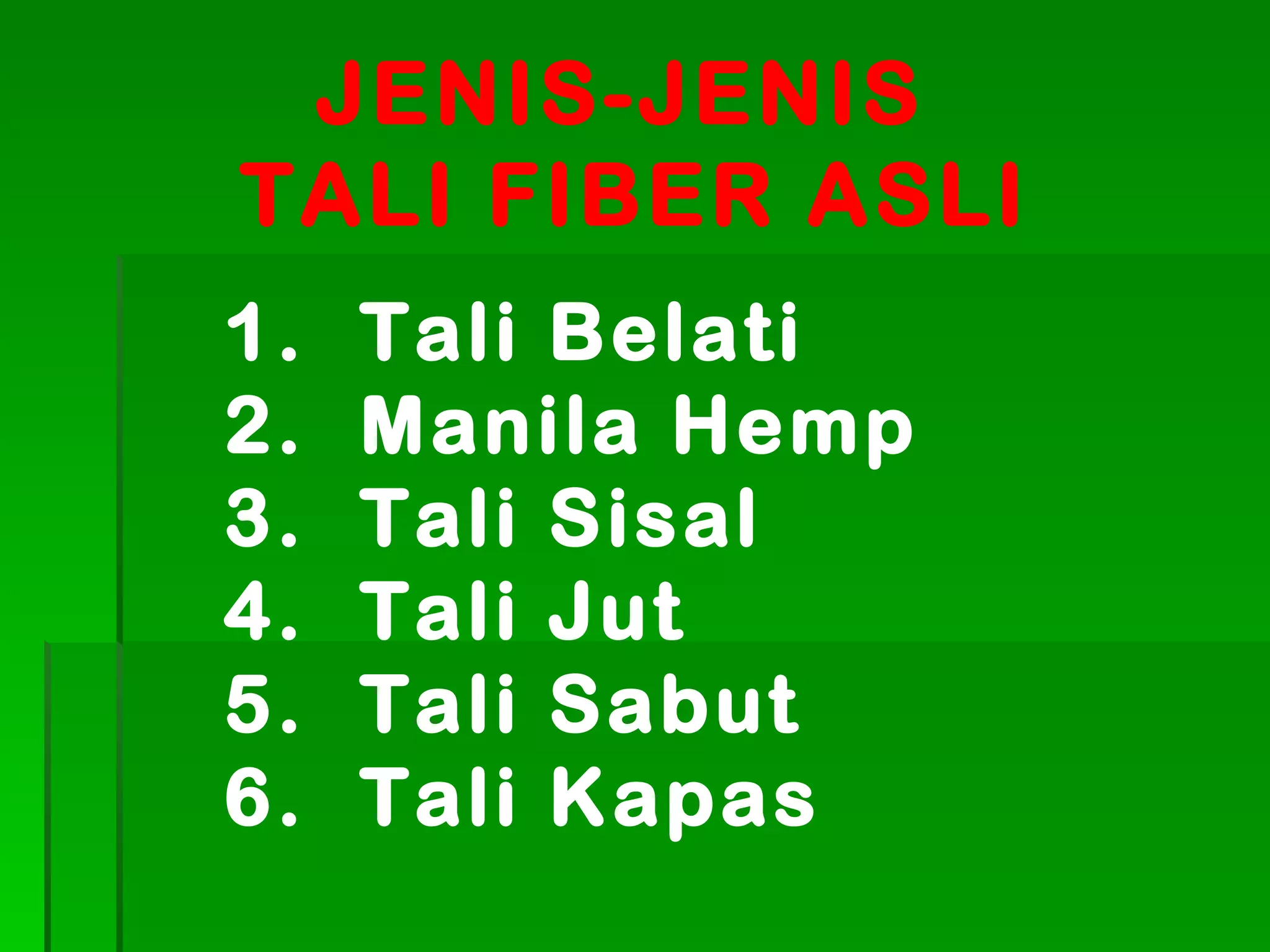 My 2 pengenalan tali - ikatan & simpulan - t2 | PPT