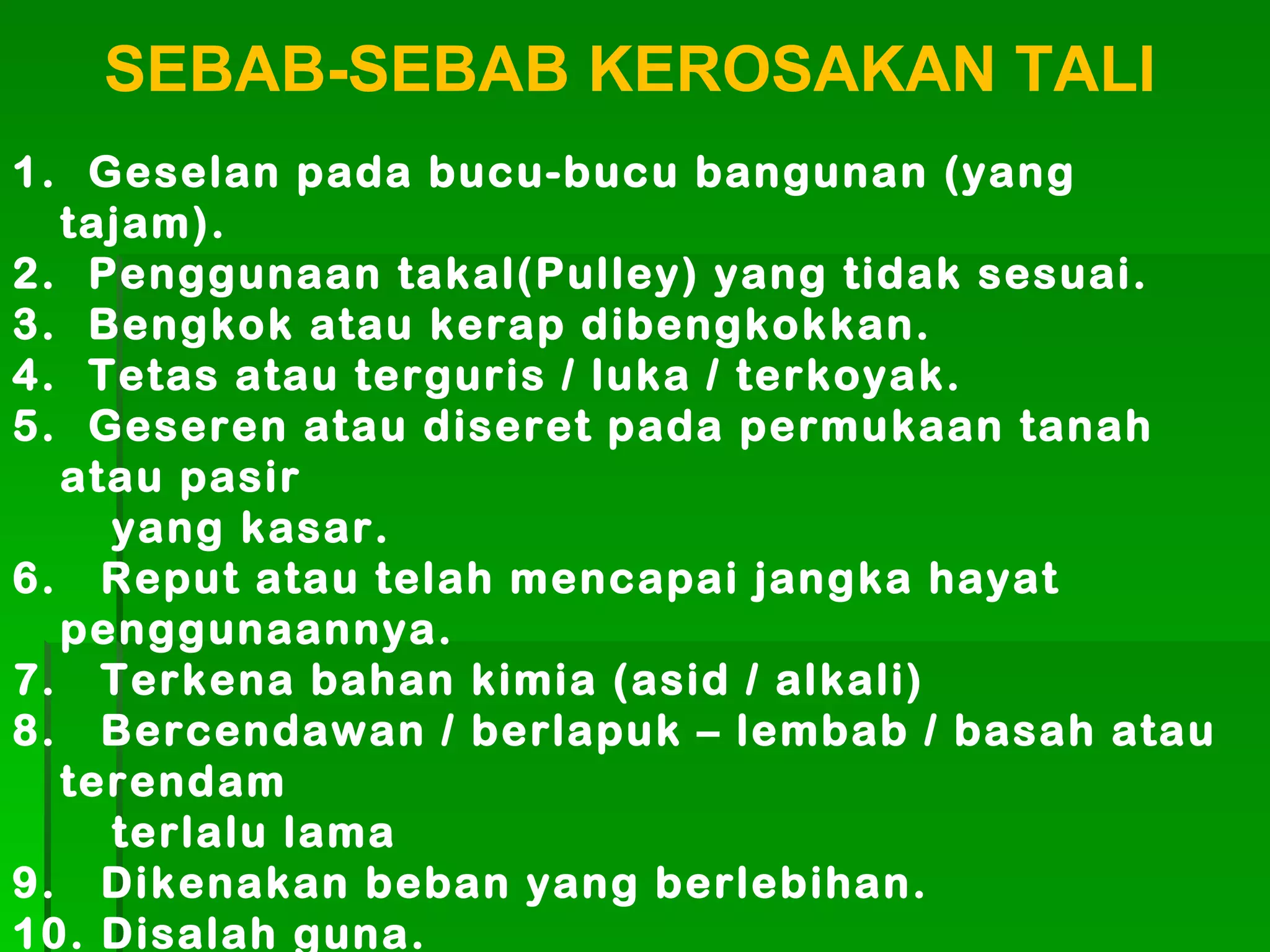 My 2 pengenalan tali - ikatan & simpulan - t2 | PPT