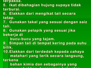 My 2 pengenalan tali - ikatan & simpulan - t2 | PPT