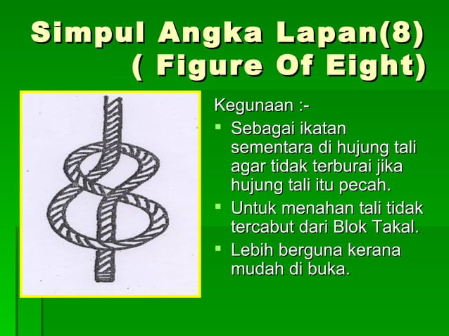 My 2 pengenalan tali - ikatan & simpulan - t2 | PPT