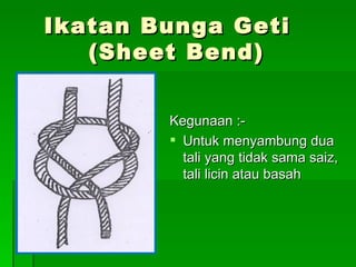 My 2 pengenalan tali - ikatan & simpulan - t2 | PPT