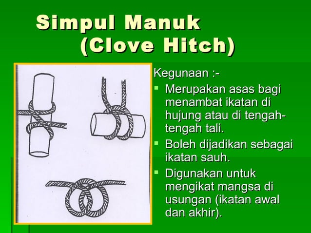 My 2 pengenalan tali - ikatan & simpulan - t2 | PPT