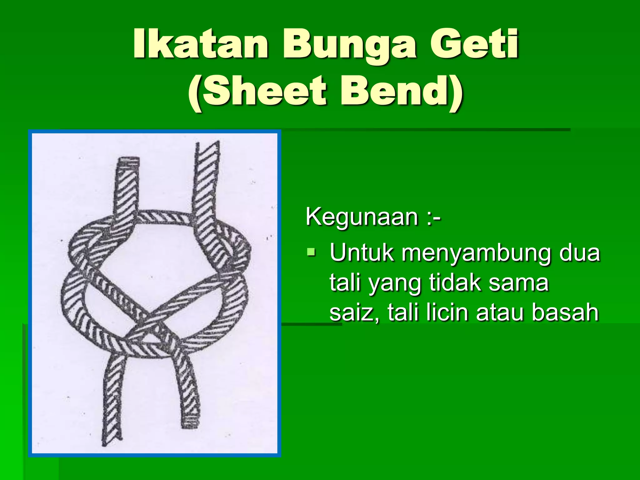 My 2 pengenalan tali - ikatan & simpulan - t2 | PPT