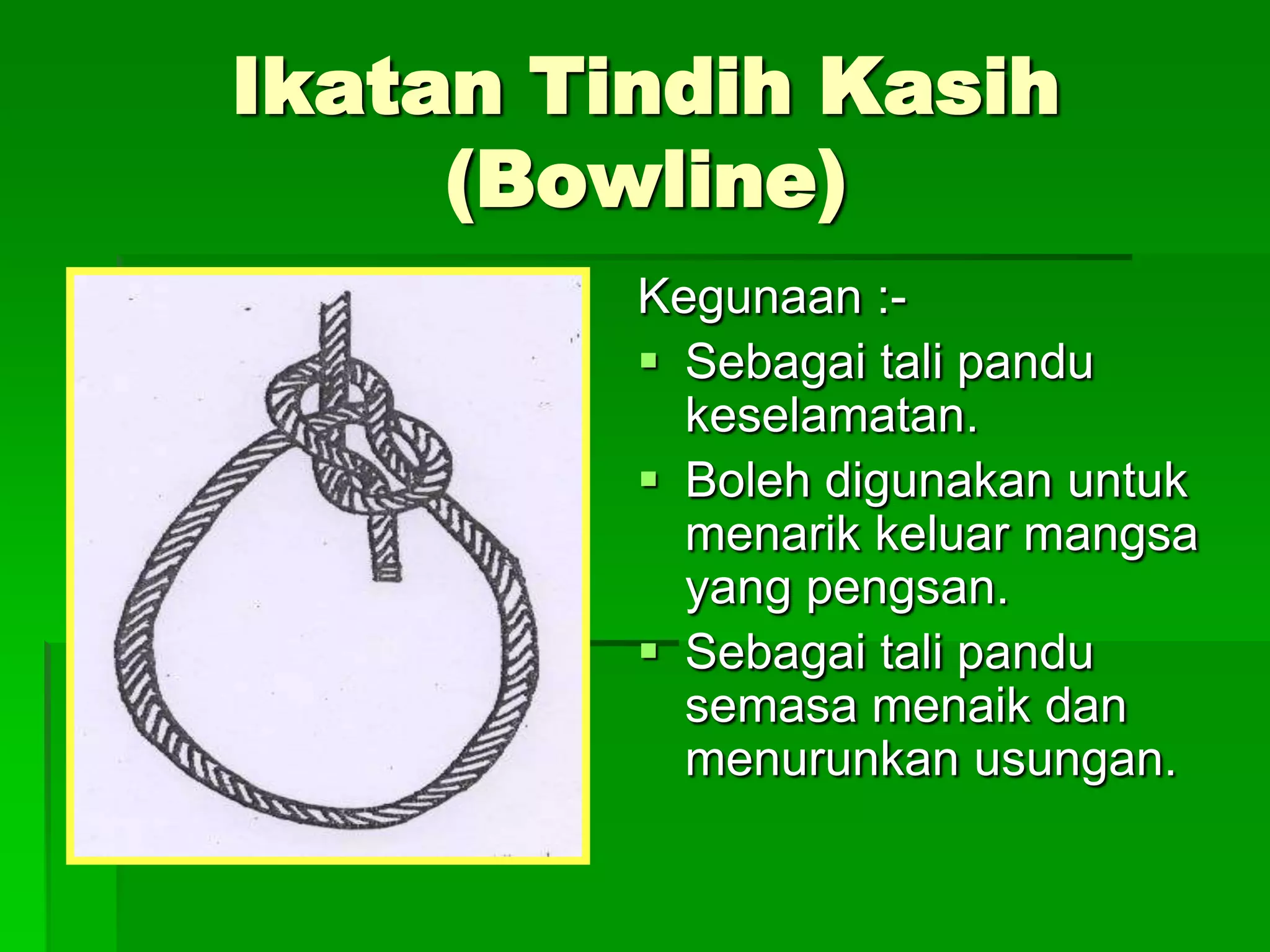 My 2 pengenalan tali - ikatan & simpulan - t2 | PPT