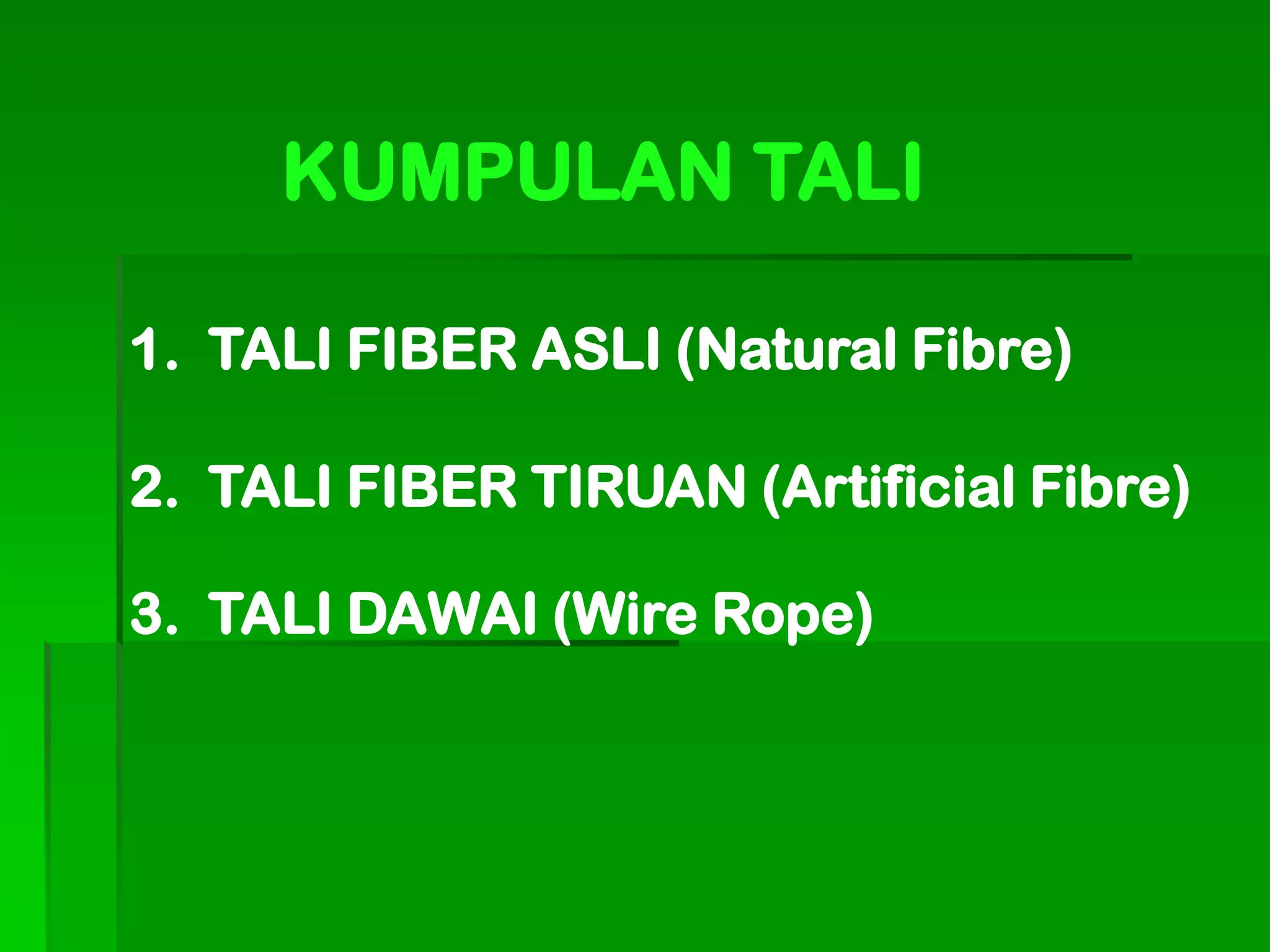 My 2 pengenalan tali - ikatan & simpulan - t2 | PPT