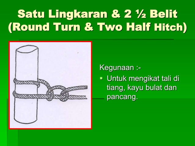 My 2 pengenalan tali - ikatan & simpulan - t2 | PPT