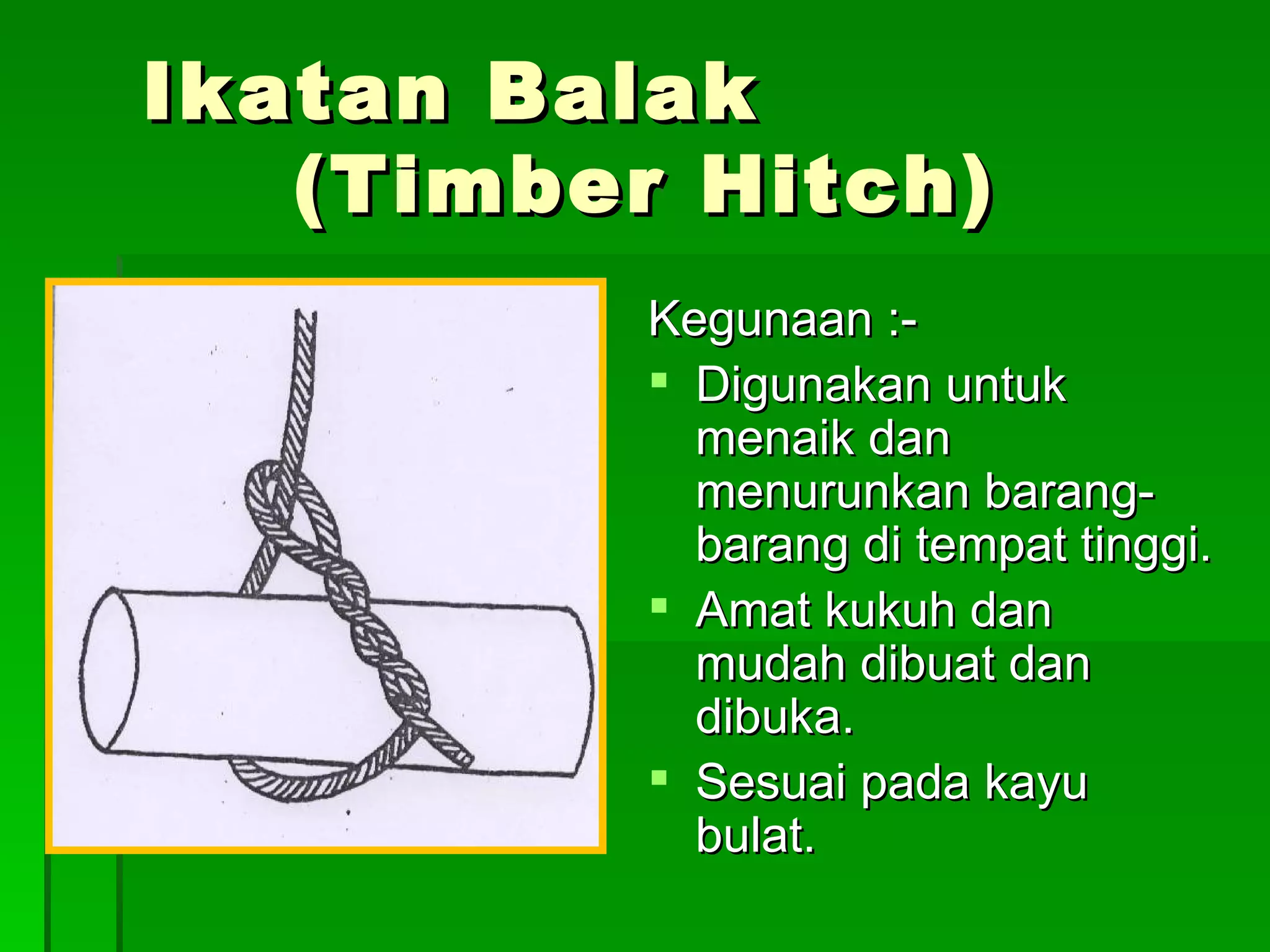My 2 pengenalan tali - ikatan & simpulan - t2 | PPT