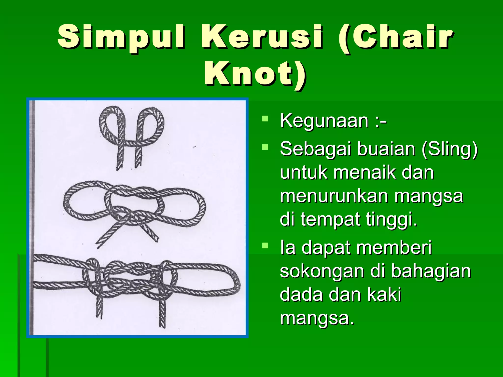 My 2 pengenalan tali - ikatan & simpulan - t2 | PPT