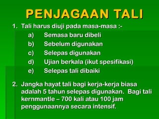 My 2 pengenalan tali - ikatan & simpulan - t2 | PPT