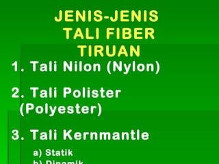 My 2 pengenalan tali - ikatan & simpulan - t2 | PPT